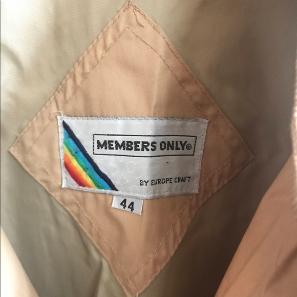 Members Only | Jackets & Coats | Vintage Members Only Rainbow Label ...
